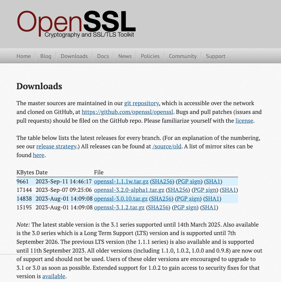 CentOS 7에서 OpenSSL을 직접 컴파일하고 설치하는 방법