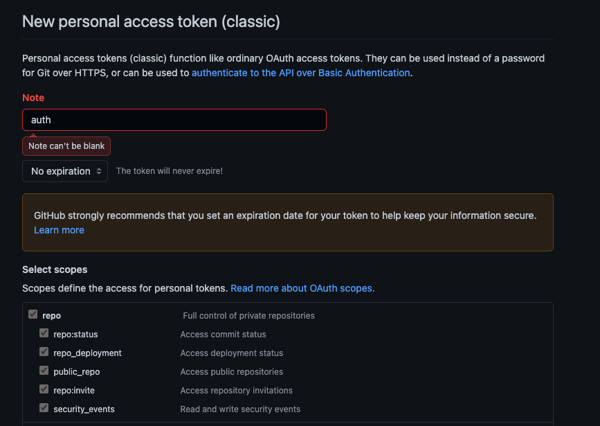 소스트리에서 Github Push 에러 오류 해결방법