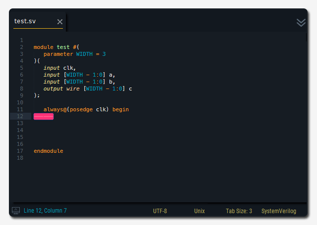 [Verilog, Sublime Text] Verilog Gadget :: Verilog, Systemverilog ...