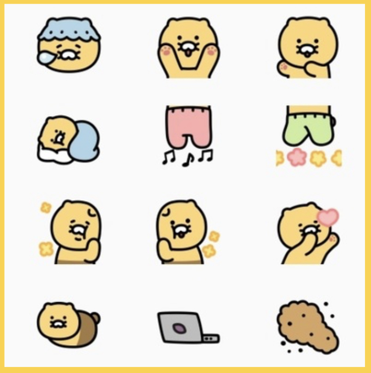 카카오톡 미니 이모티콘 3종 무료 받기 링크