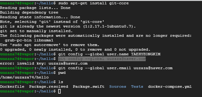 Vapor 서버 만들기 - Ubuntu+Swift+Vapor+Github(4)