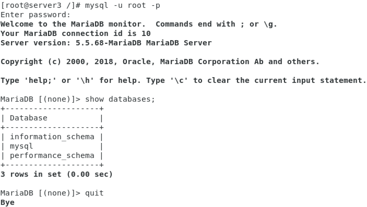 [실습] MariaDB