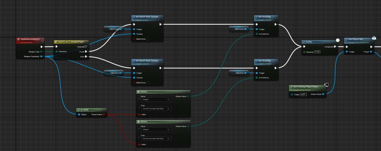 [Unreal Engine] CounterStrike류 멀티플레이 게임 제작 13# Weapon Display UI 및 ...