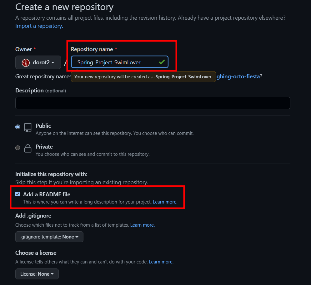 [GitHub & Spring] Spring 프로젝트 Git 커밋하기 — With Dorothy