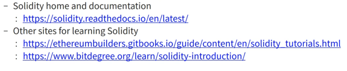 블록체인 : 이더리움 DApp 개발을 위해 Solidity 언어에 대해 공부하는 방법