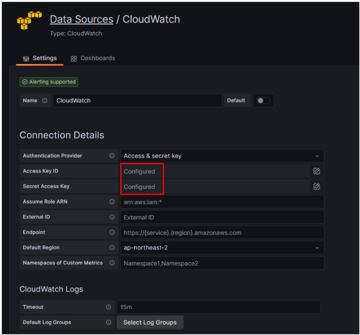 [Grafana] + AWS CloudWatch를 이용한 AWS 모니터링