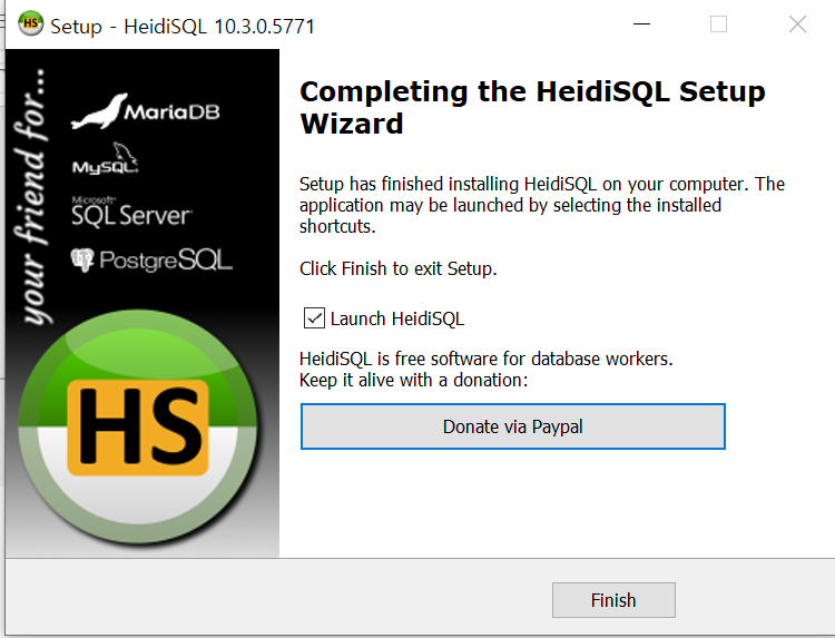 Heidisql 설치하고 데이터베이스 (DB) 접속