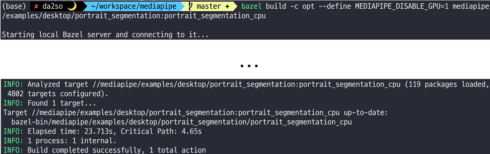 Mediapipe (2) - custom segmentation model with mediapipe — da2so