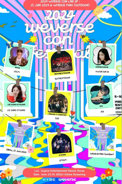 2024 Weverse Con Festival 인천 위버스콘 라인업, 티켓팅 예매, 일정 확인(위콘페)