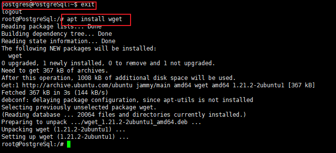 Postgresql Db 설치