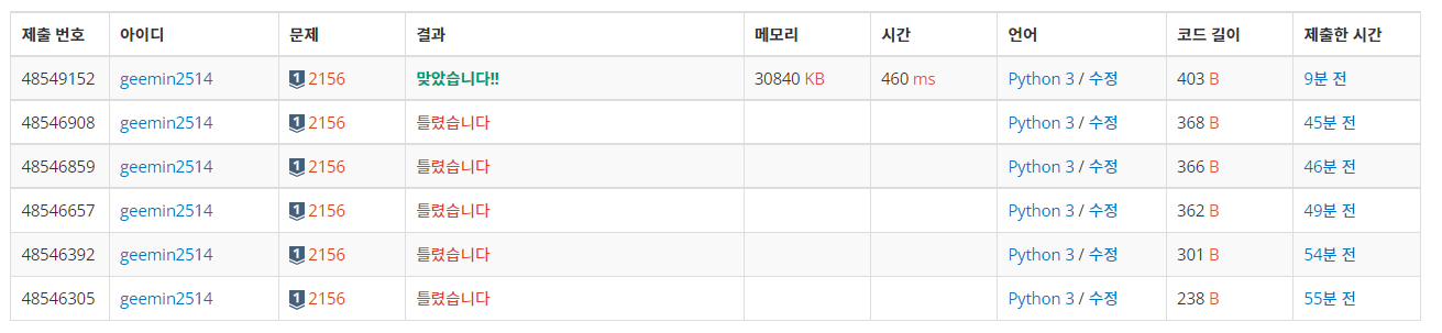 [백준] 2156번 포도주 시식 (Python)