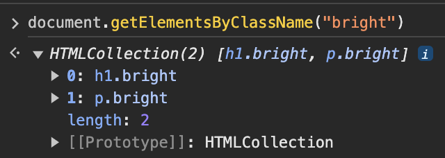 DOM에 접근하는 다양한 방법