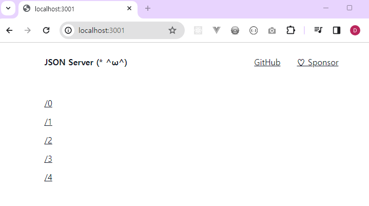 [01] JSON server로 Mock data서버 실행하여 React Query로 호출