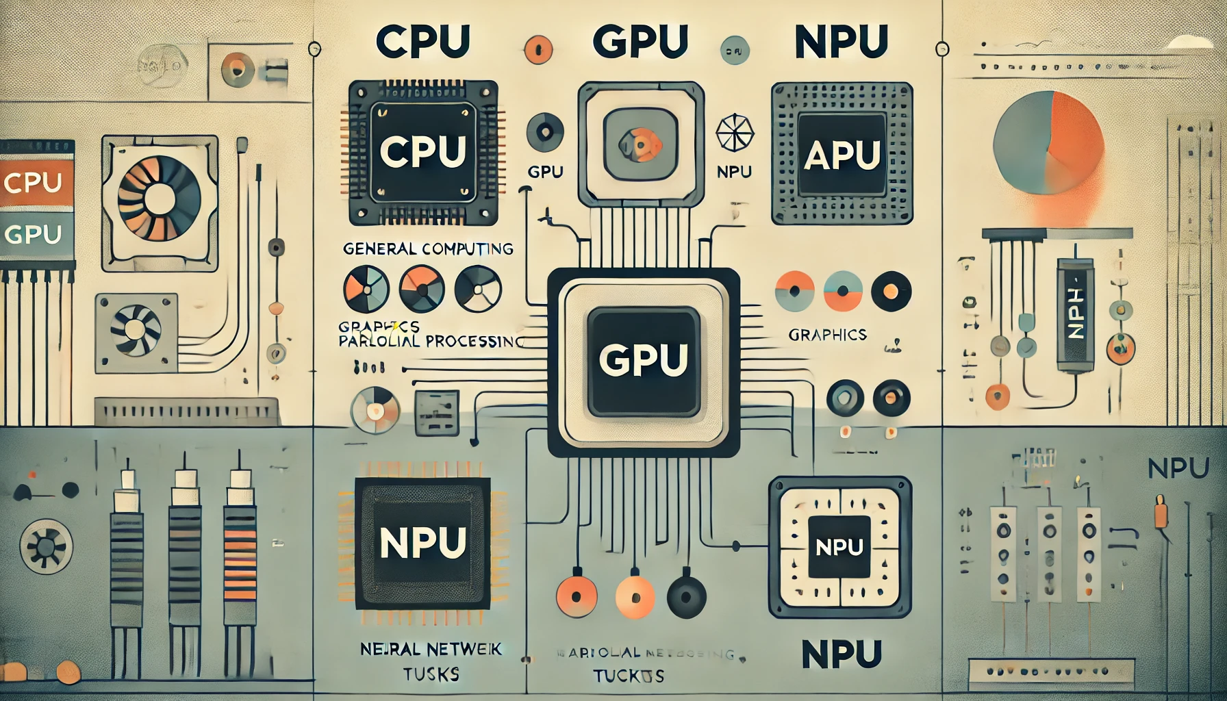 CPU, GPU, APU 및 NPU의 차이점은 무엇인가요?