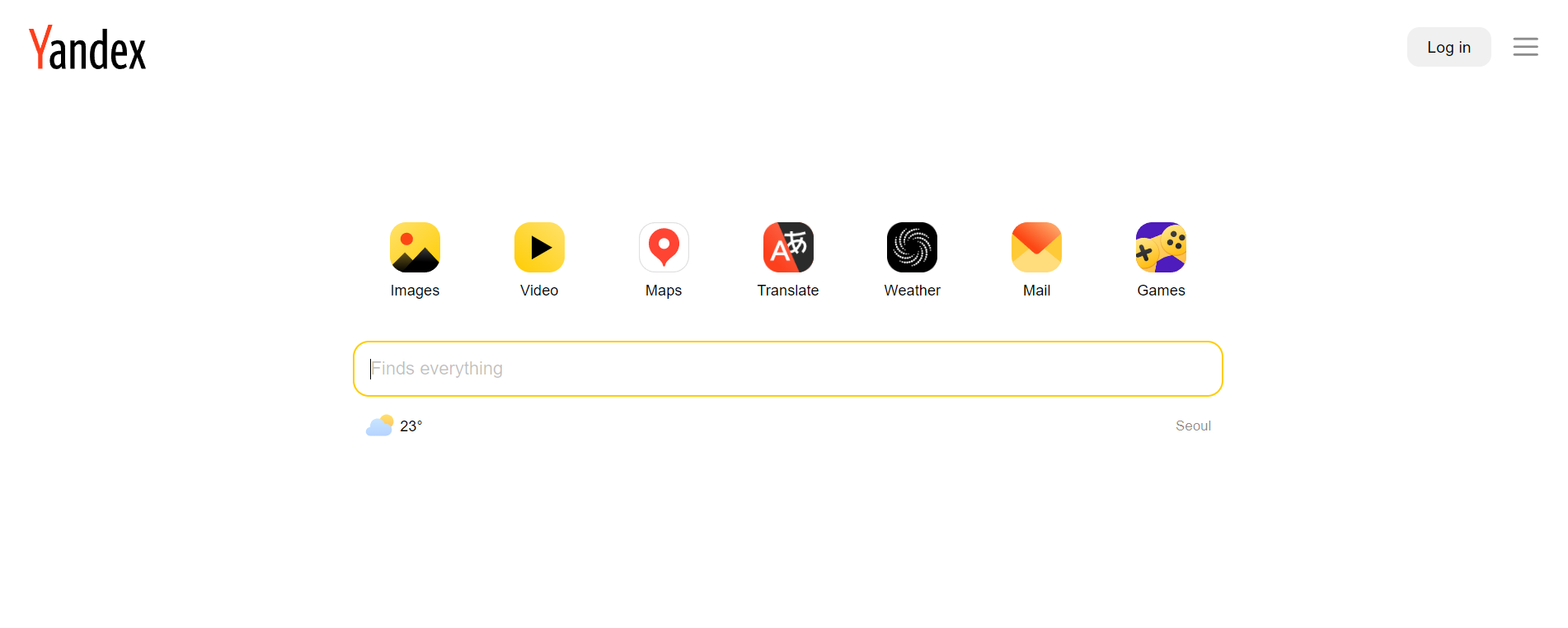 얀덱스 검색 바로가기 yandex.com