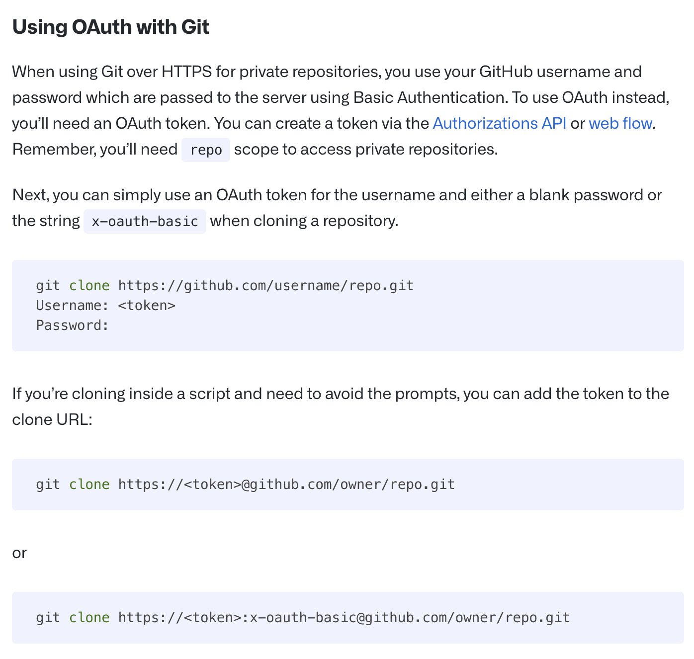 [Github] personal access token을 이용해 private repository git clone 하는 법 — ROOPRETELCHAM
