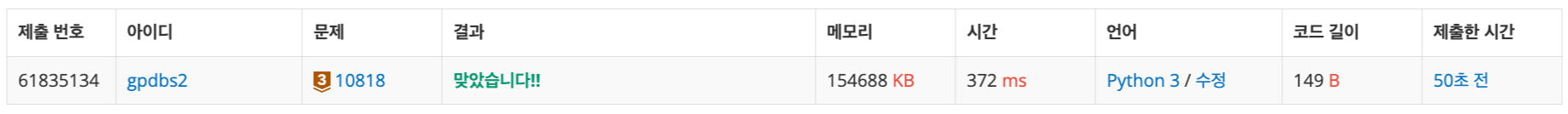 [BOJ/Python] 10818 최소, 최대 — 기록 한 줄기