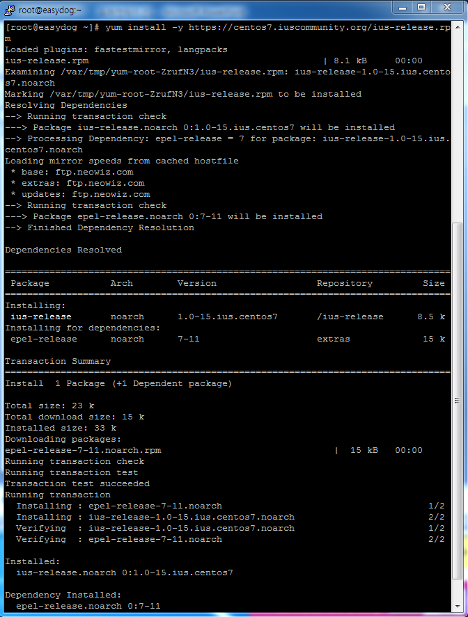 Lecture 88 - Python(8) 파이썬을 이용한 우편번호 검색기, nCloud에 python 3 설치
