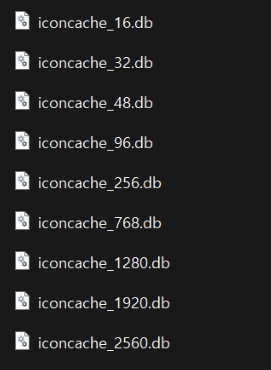 ThumbnailCache, IconCache, Windows Timeline