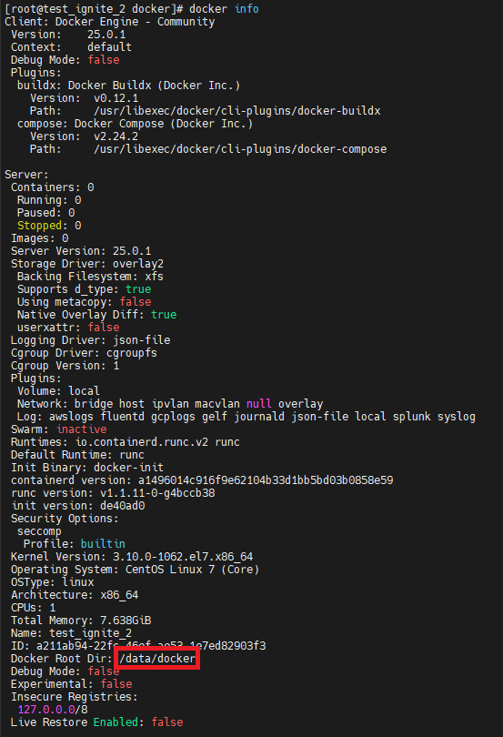 [Docker][Linux] (1) CentOS7 에서 도커 설치 및 Data Root DIR 변경