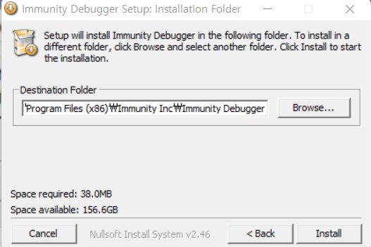 Immunity Debugger 설치하기