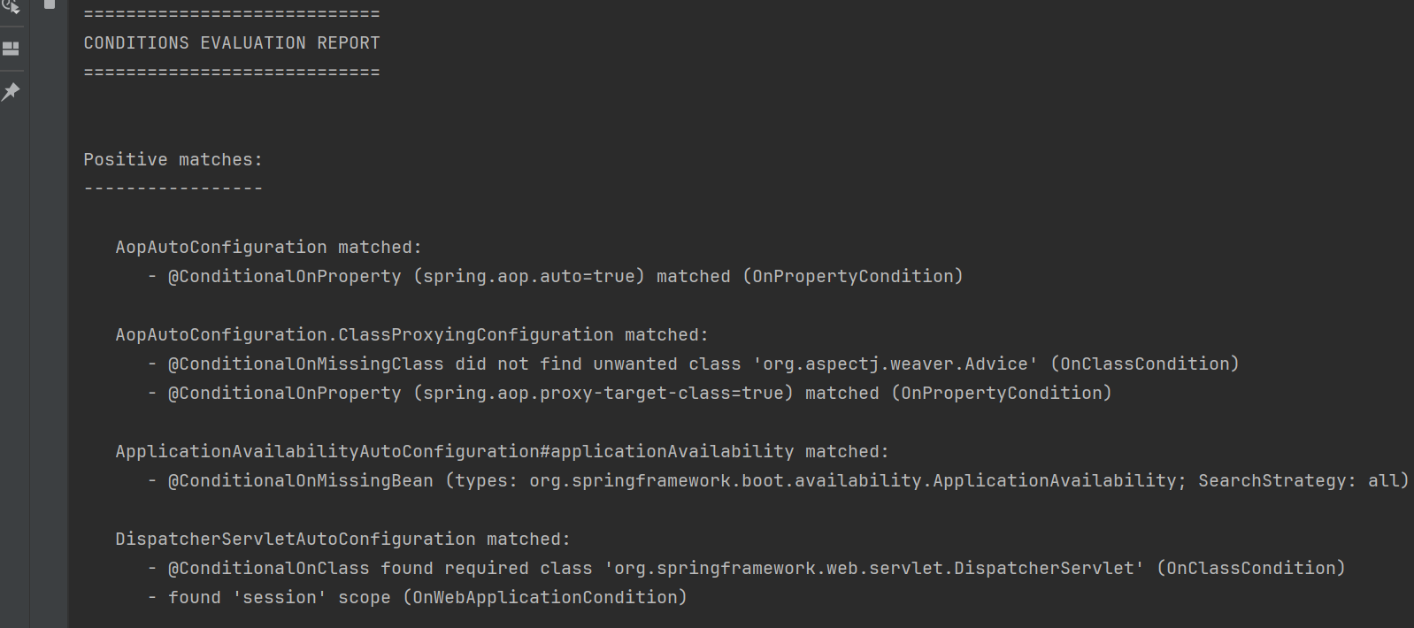JAVA CONDITIONS EVALUATION REPORT java-conditions-evaluation-report