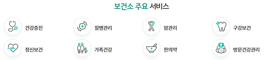 공공보건포털e보건소 홈페이지 바로가기 (https://www.e-health.go.kr/) - Bankmania
