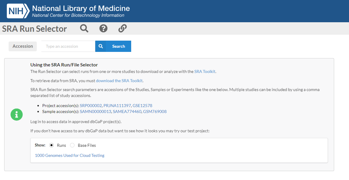 Bioproject 번호로 SRA 데이터를 다운받는 방법 — Bioinfo_newbie