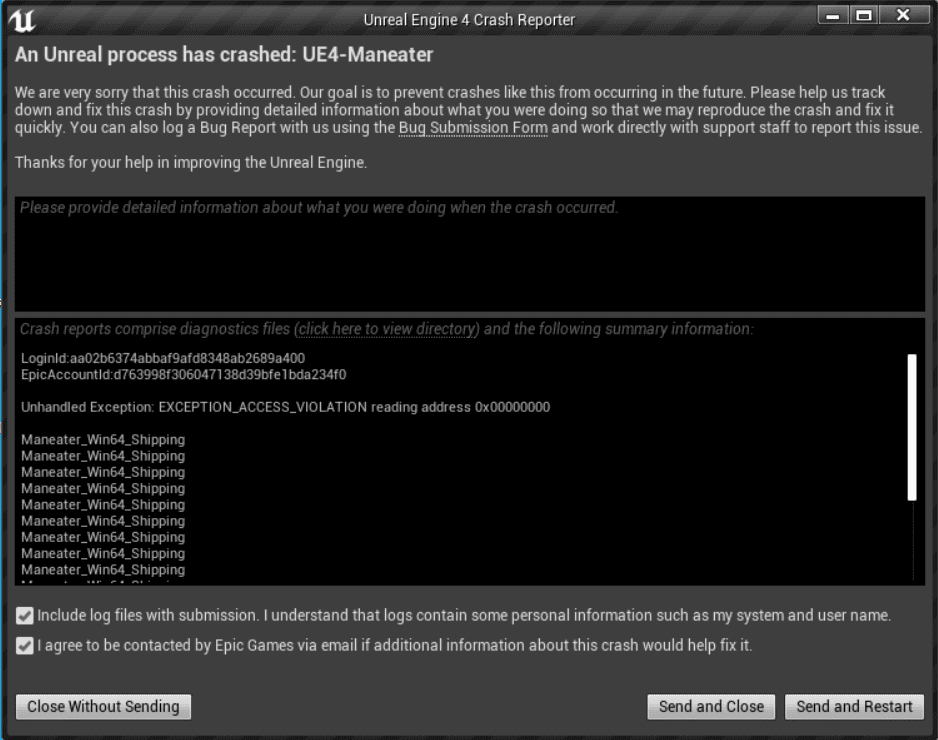 에픽게임즈 Win64_shipping 오류 해결법 (UE4 crash) — Lita의 잡동사니