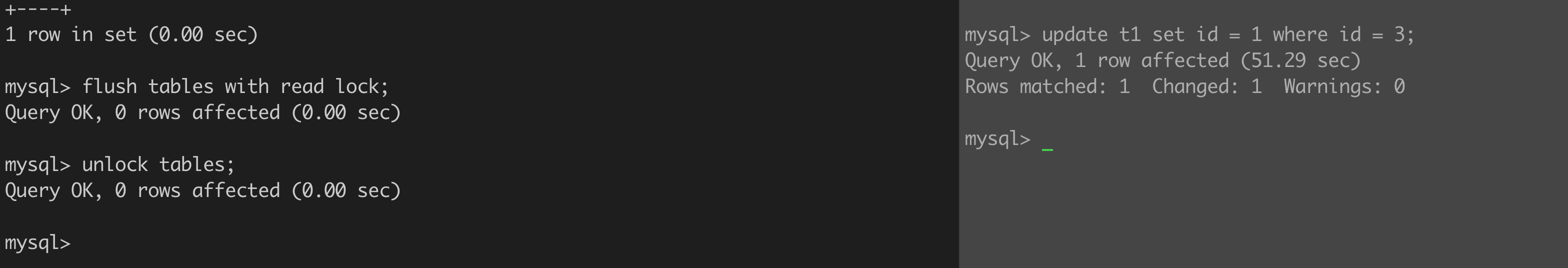 MySQL의 잠금(Lock)