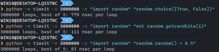 Python random bool 생성 :: STUDY BITS