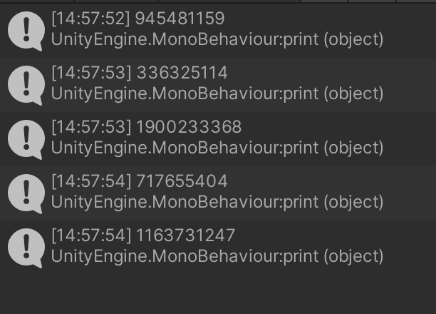 [C#] Random.InitState() - 동일한 랜덤 값 얻기