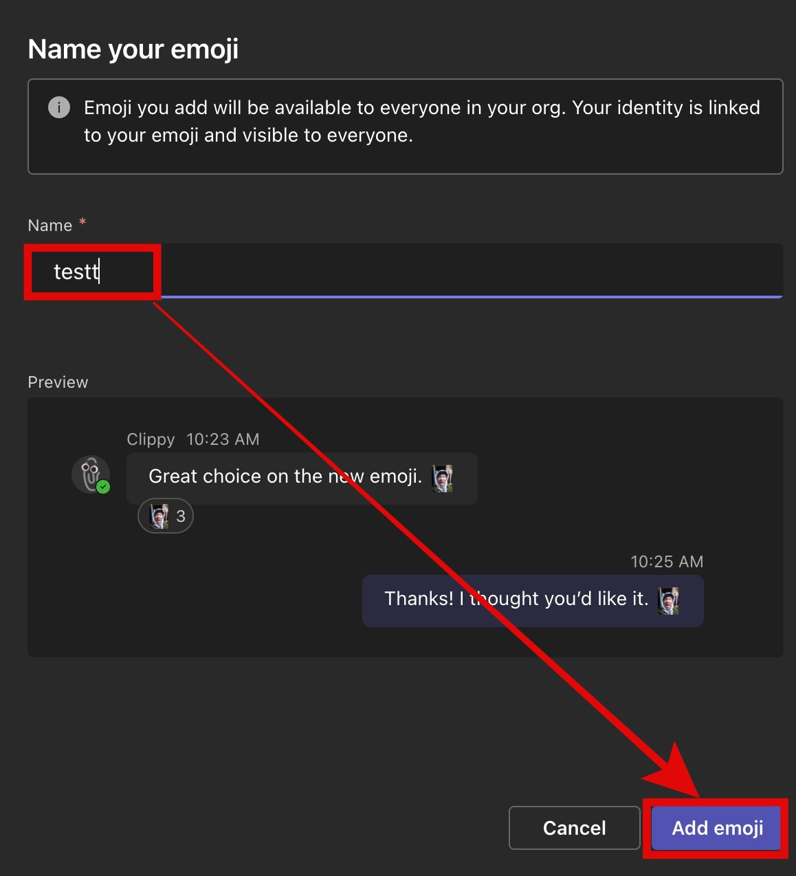 Microsoft Teams 이모지 추가 생성 방법 :: Benjamin's Note