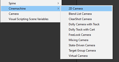 [Unity] Cinemachine으로 플레이어를 따라오는 카메라 설정하기(2D, Projection: Orthographic)