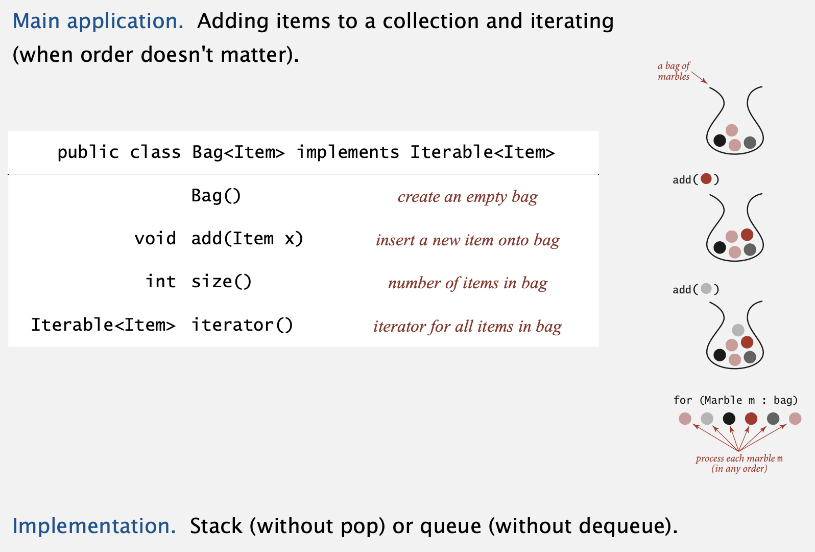 Stacks and Queues(5) : Iterators — chanmuzi