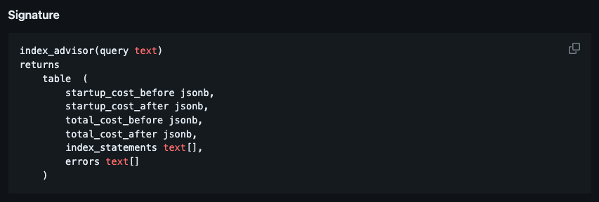 Supabase의 PostgreSQL Index Advisor — 🗃️개발스택