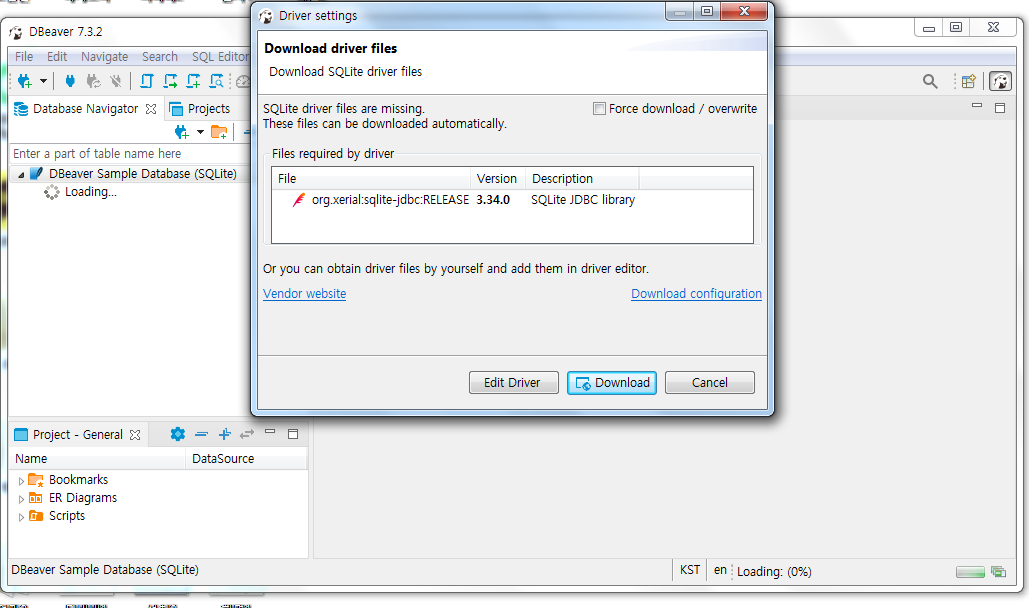 [SQL실행] DBeaver/디비버 설치 및 실행 (DB관리도구)