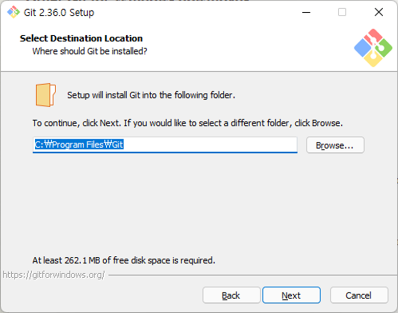 [Git] Windows11 64bit 환경 Git 다운로드 및 설치하기 - ① Setup