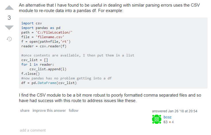 ParserError: Error tokenizing data. ParserError: Error tokenizing data.