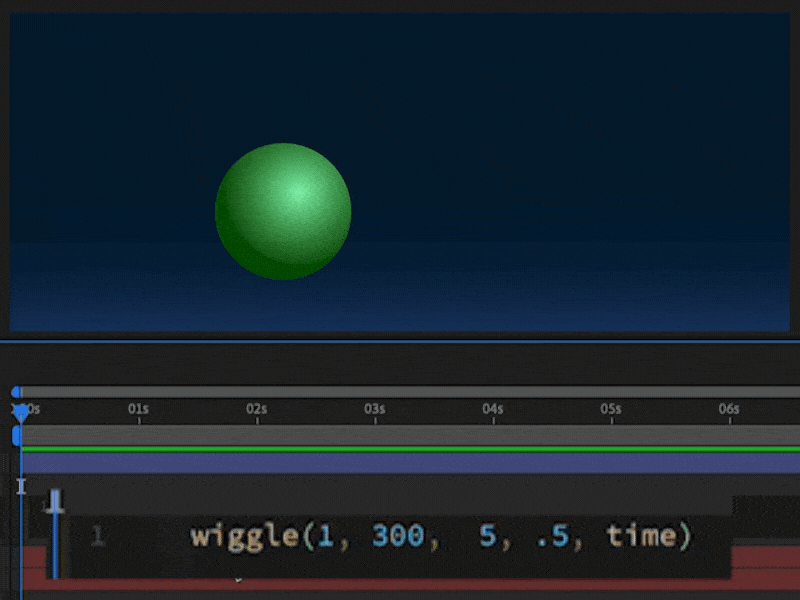 Using the Wiggle Expression in After Effects