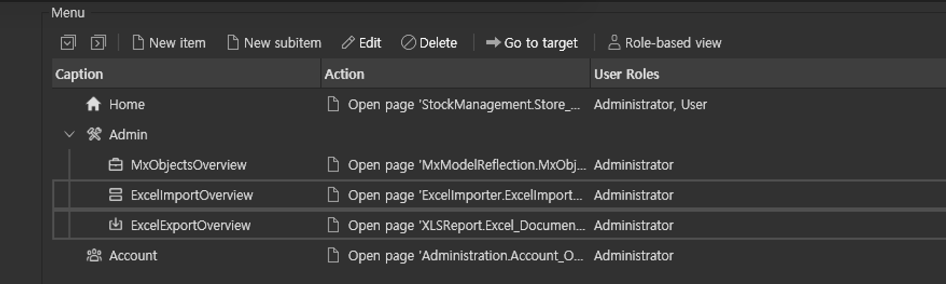 [Mendix] data Import Expose