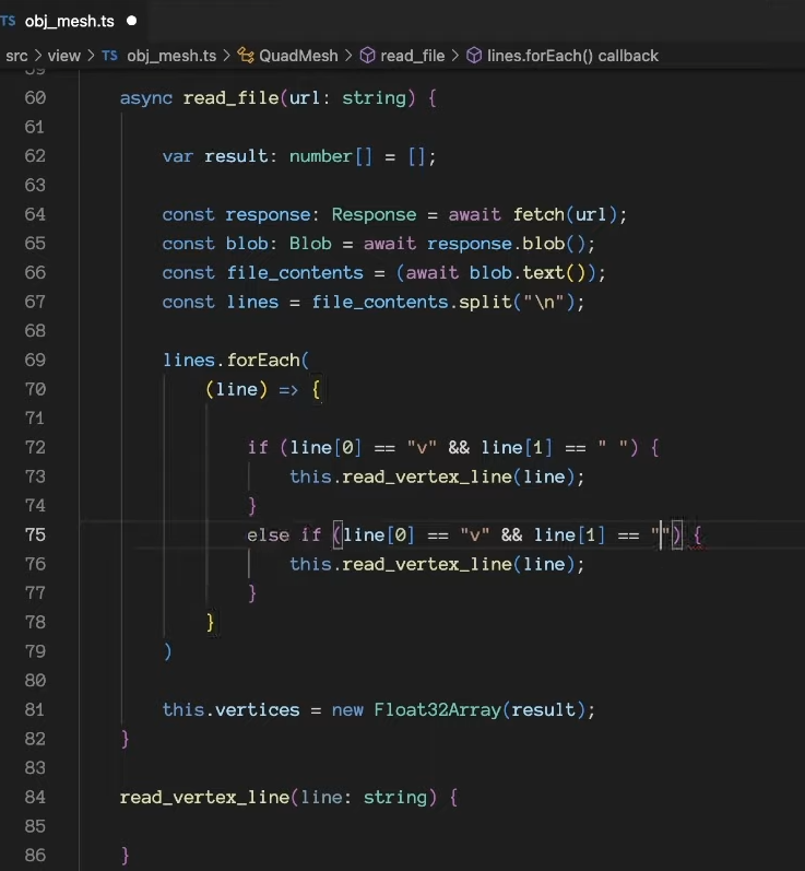 webgpu ObjLoader 오류 - face triangle count, vertex qaud indices - 가상현실을 꿈꾸던 방랑자의 이모저모