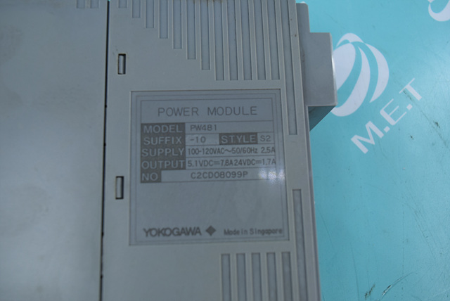 PW481 [PLC] YOKOGAWA POWER MODULE PW481 ㈜엠이티 산업 자동화 장비 수리 판매 전문