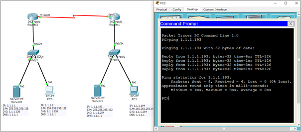 Packet Tracer 실습(기본 설정)