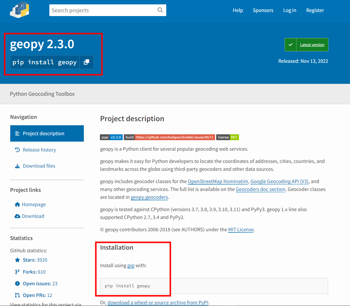 [Python] 파이썬 패키지 검색할 수 있는 곳 : pypi
