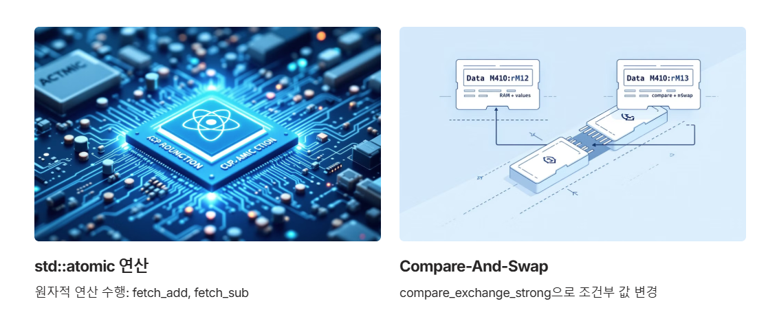 원자적 접근 (Atomic Access) C++?