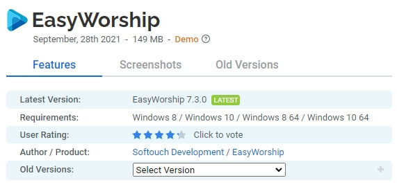 EasyWorship 무료 다운로드
