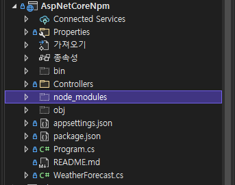 [ASP.NET Core 6] ASP.NET에 NPM 세팅하기 (feat. Task Runner)