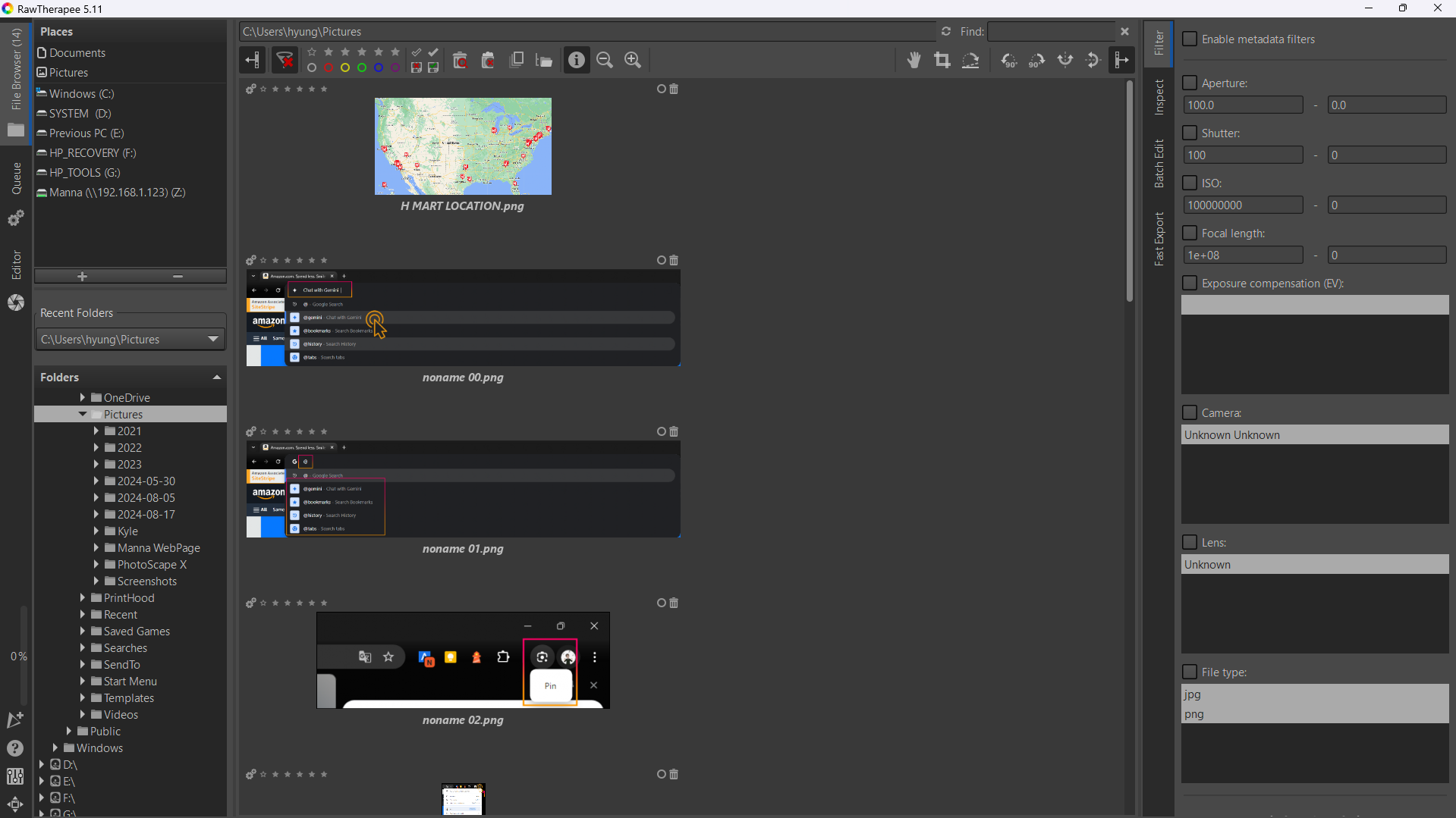 RAW 이미지 편집용 무료 소프트웨어 RawTherapee vs. Darktable
